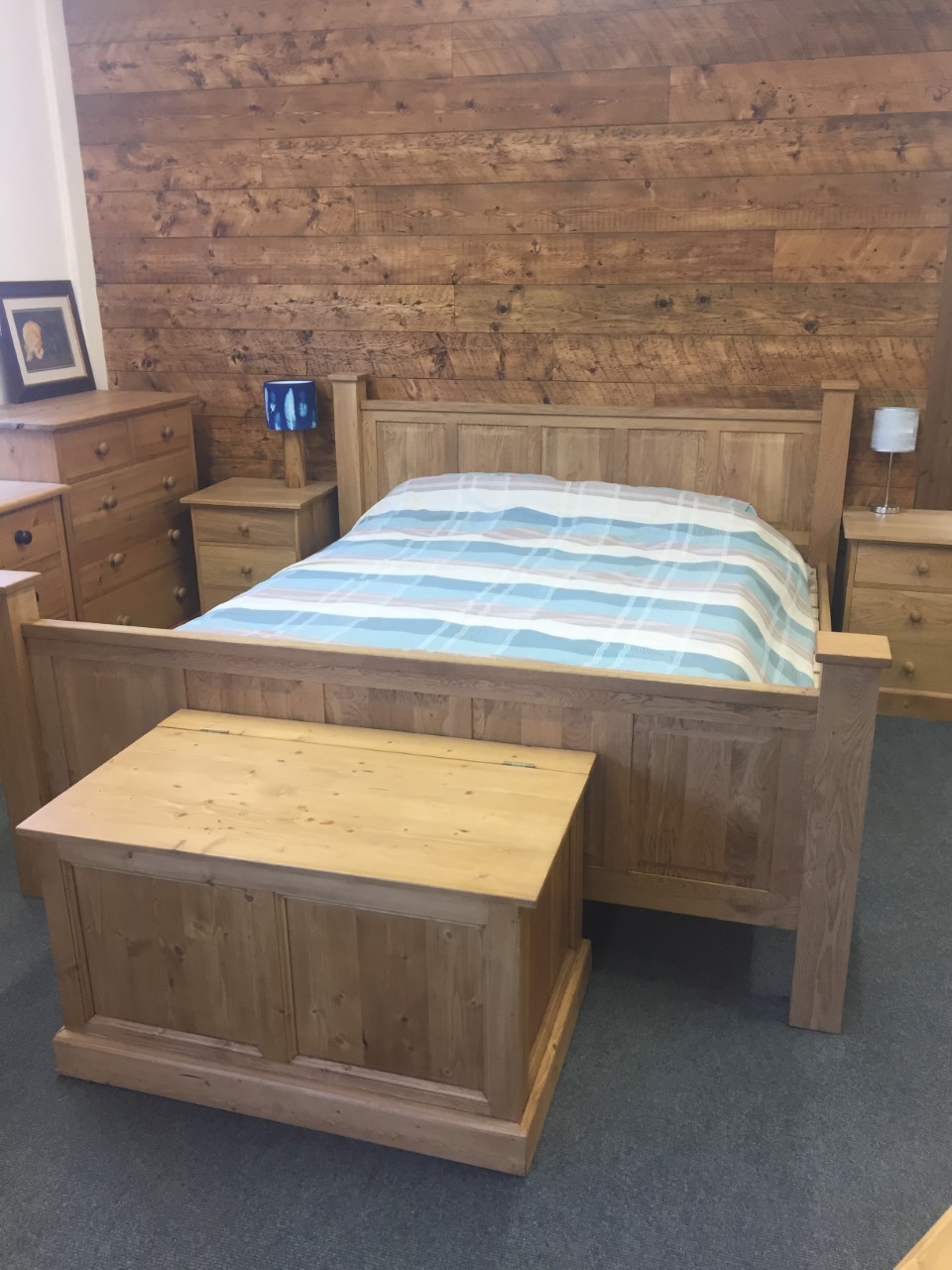 SHAKER STYLE OAK BED - S/KING -OUT OF STOCK - Winkleigh Timber Devon ...