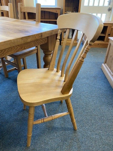 Farmhouse Slat Back kitchen Chair - Winkleigh Timber Devon | Quality ...