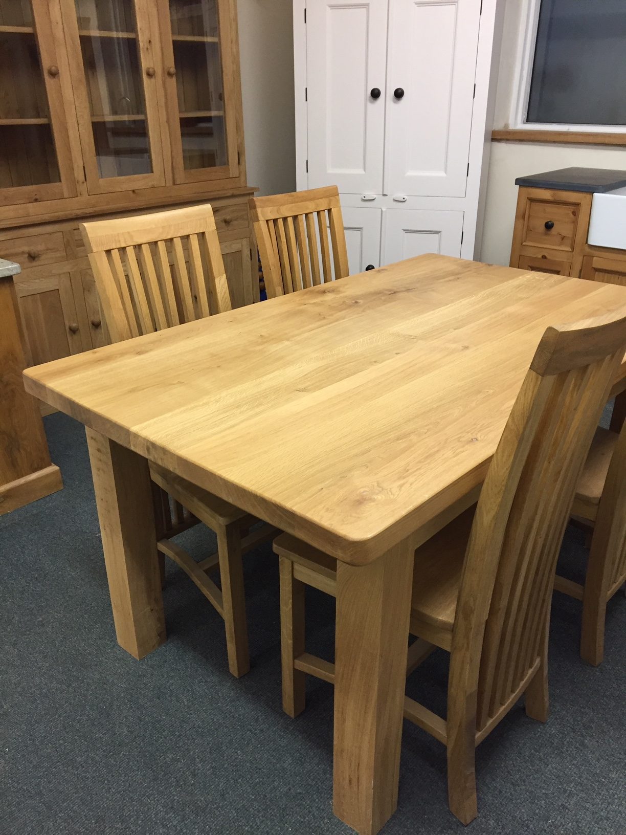 NEW OAK DINING TABLE - TOWN OAK 10-12 WEEKS - Winkleigh Timber Devon ...