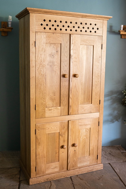 Oak pantry cupboard store