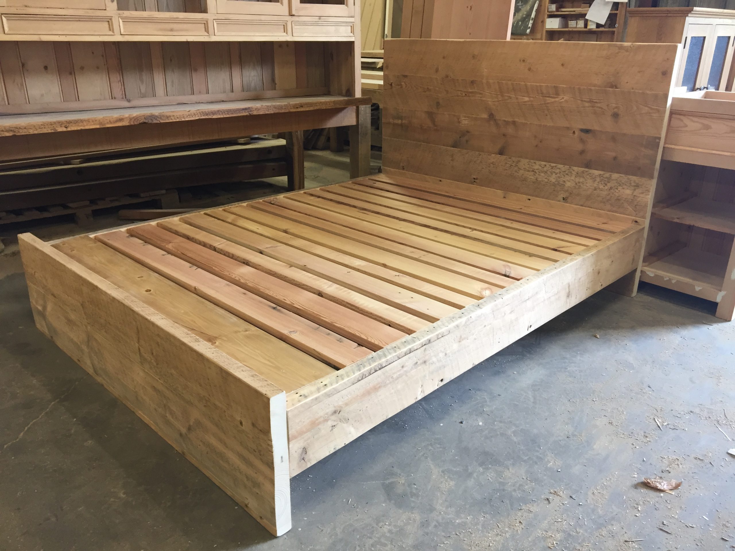 RUSTIC RECLAIMED PINE BED - MADE TO ORDER - 8-10 weeks - Winkleigh ...