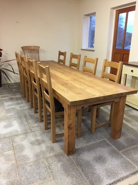 Pine extending table store