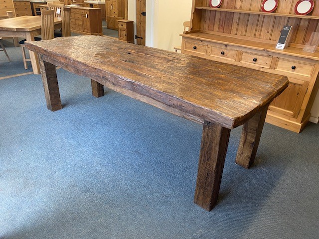OLD OAK TABLE - 8'4" X 3' NOW SOLD - Winkleigh Timber Devon | Quality ...