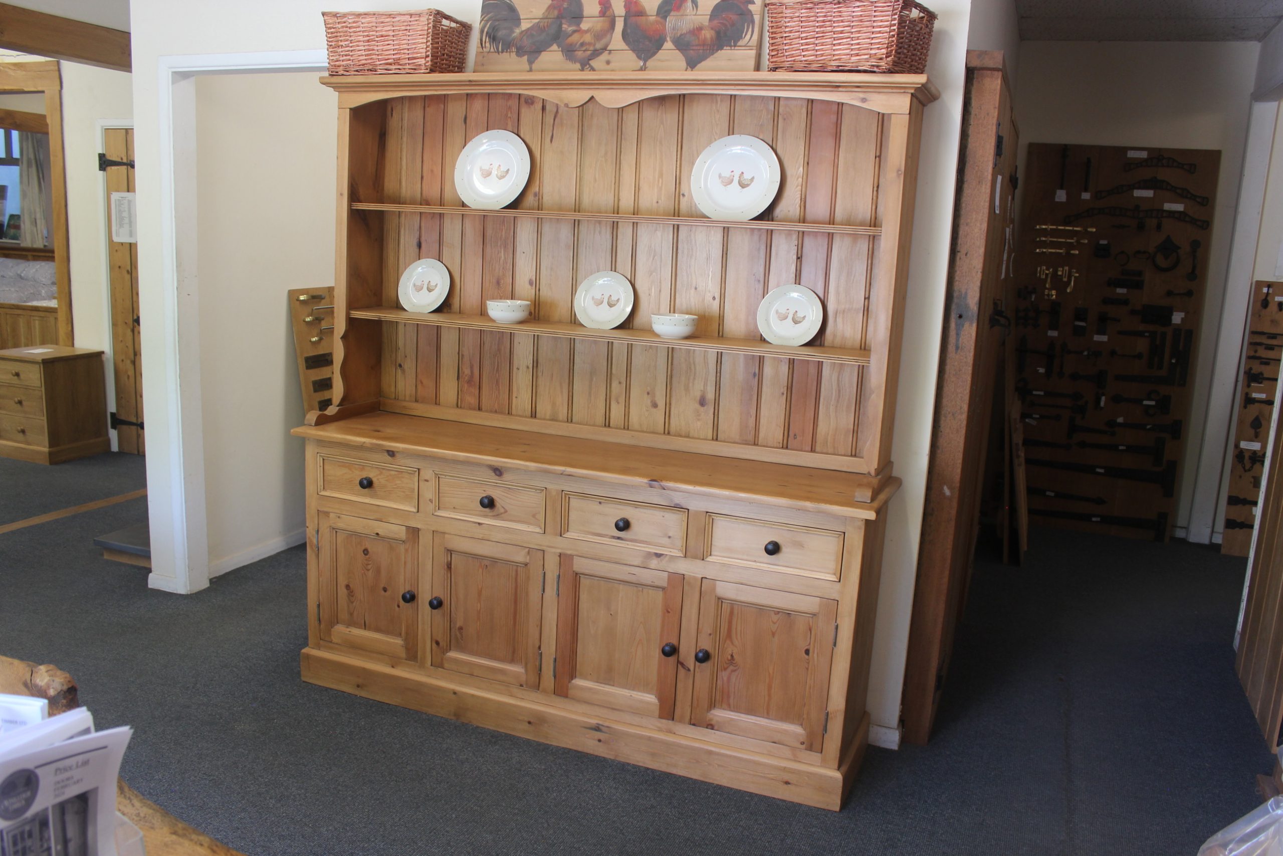 PINE KITCHEN DRESSER - Winkleigh Timber Devon | Quality, Hand-Crafted Wood