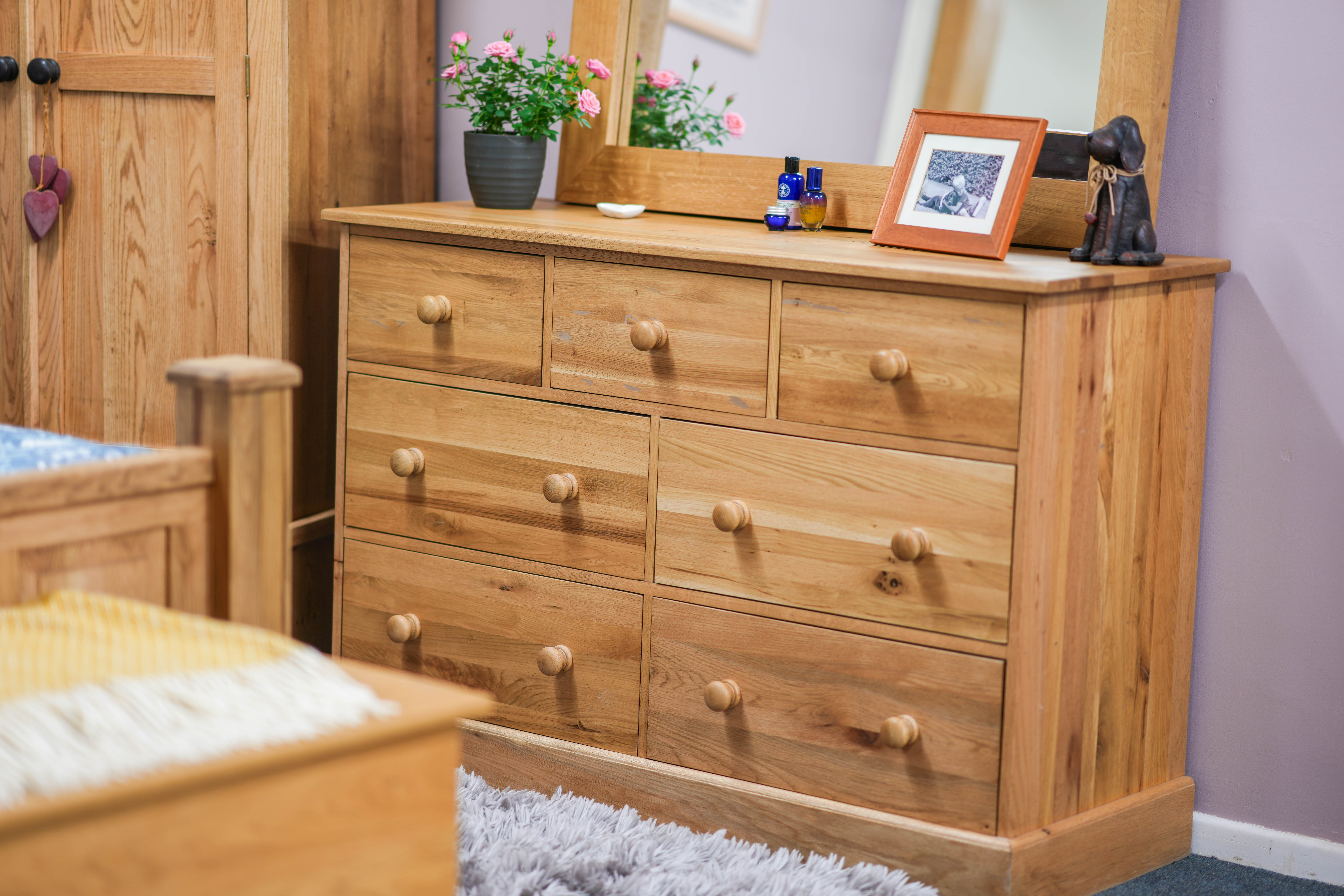 OAK MERCHANT CHEST OF DRAWERS - IN STOCK - Winkleigh Timber Devon | Quality, Hand-Crafted Wood